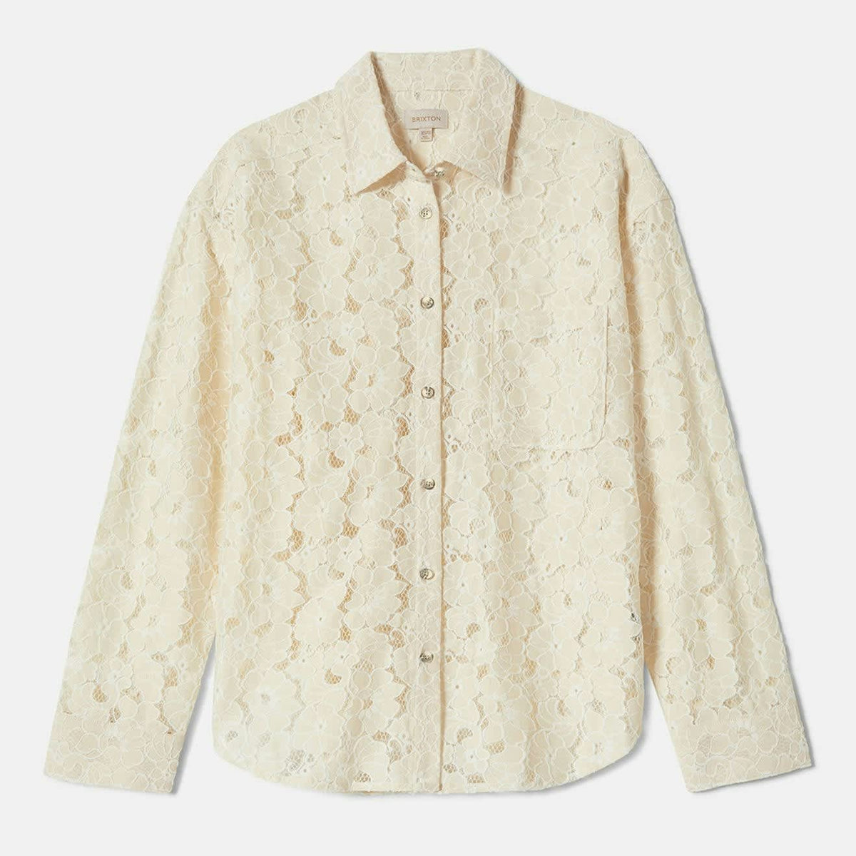 Women's East Side Boxy L/S Button Down in Whitecap – Brixton