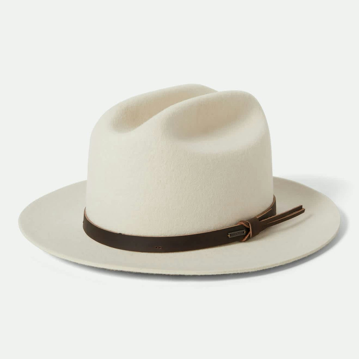Unisex Hitch Ranch Fedora in Off White – Brixton