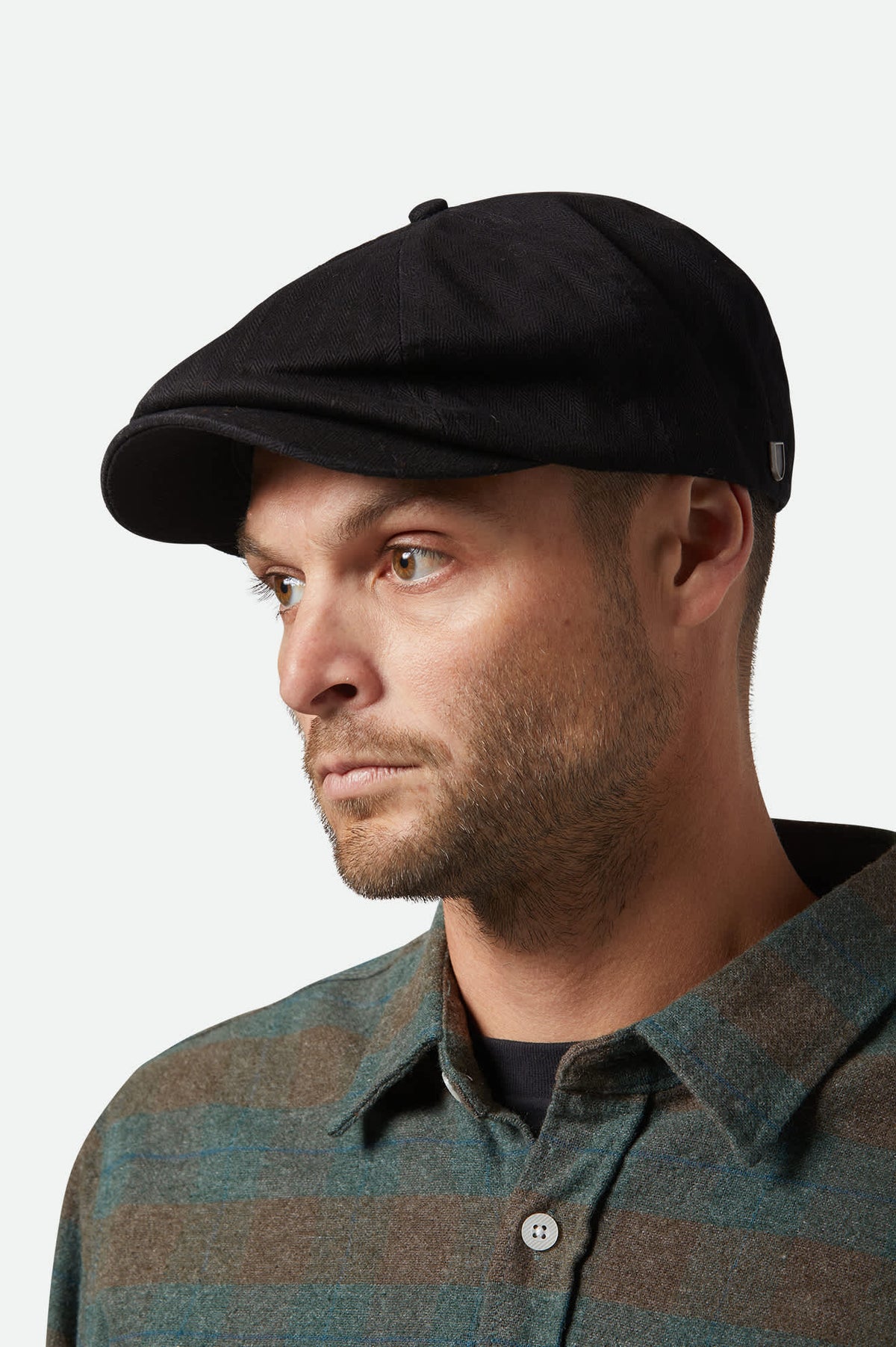 Unisex Brood Newsboy Cap in Black – Brixton