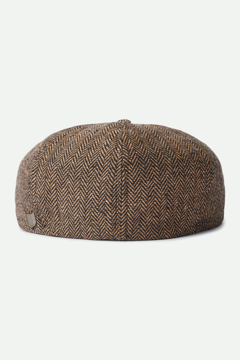 Brood Newsboy Cap - Brown/Khaki – Brixton